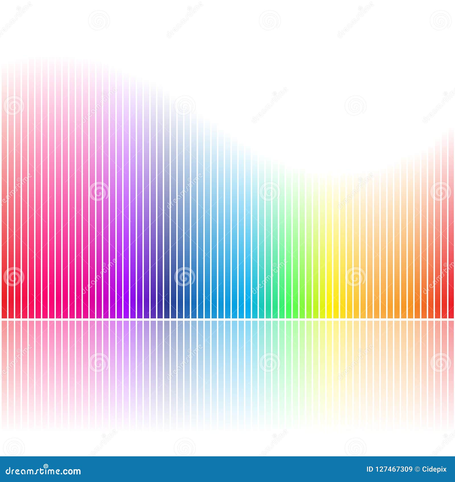 Abstract Rainbow Colored Bars Vector Illustration Stock Vector ...