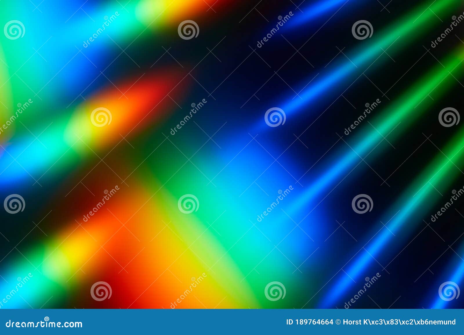 Abstract Rainbow Colored Lights Recorded on a Cd Stock Photo - Image of ...