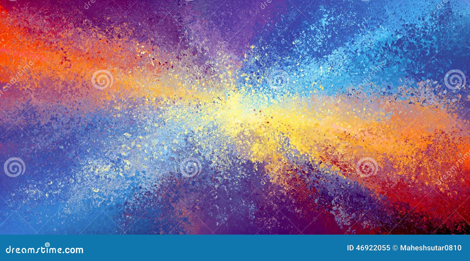 Abstract Rainbow Colors Background Stock Illustration - Illustration of ...