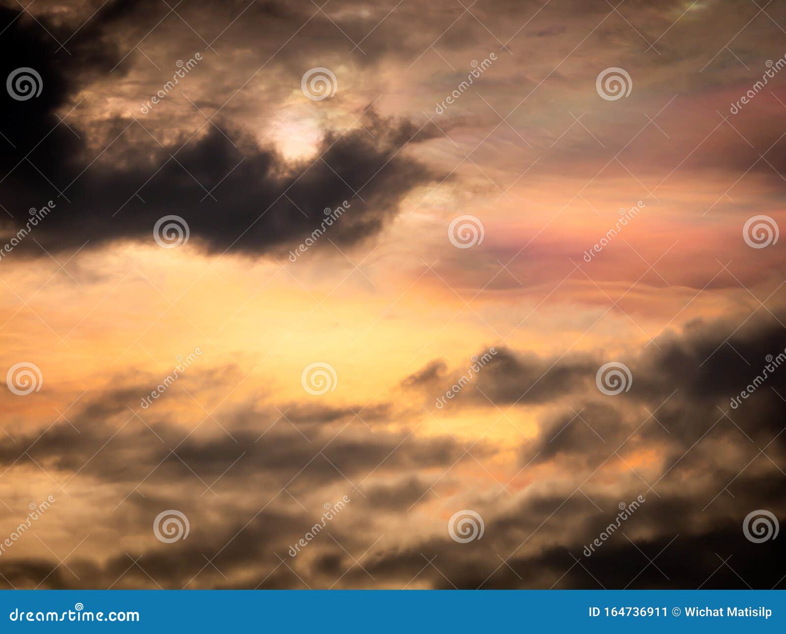 Rainbow Colors in the Sky stock image. Image of beautiful - 164736911