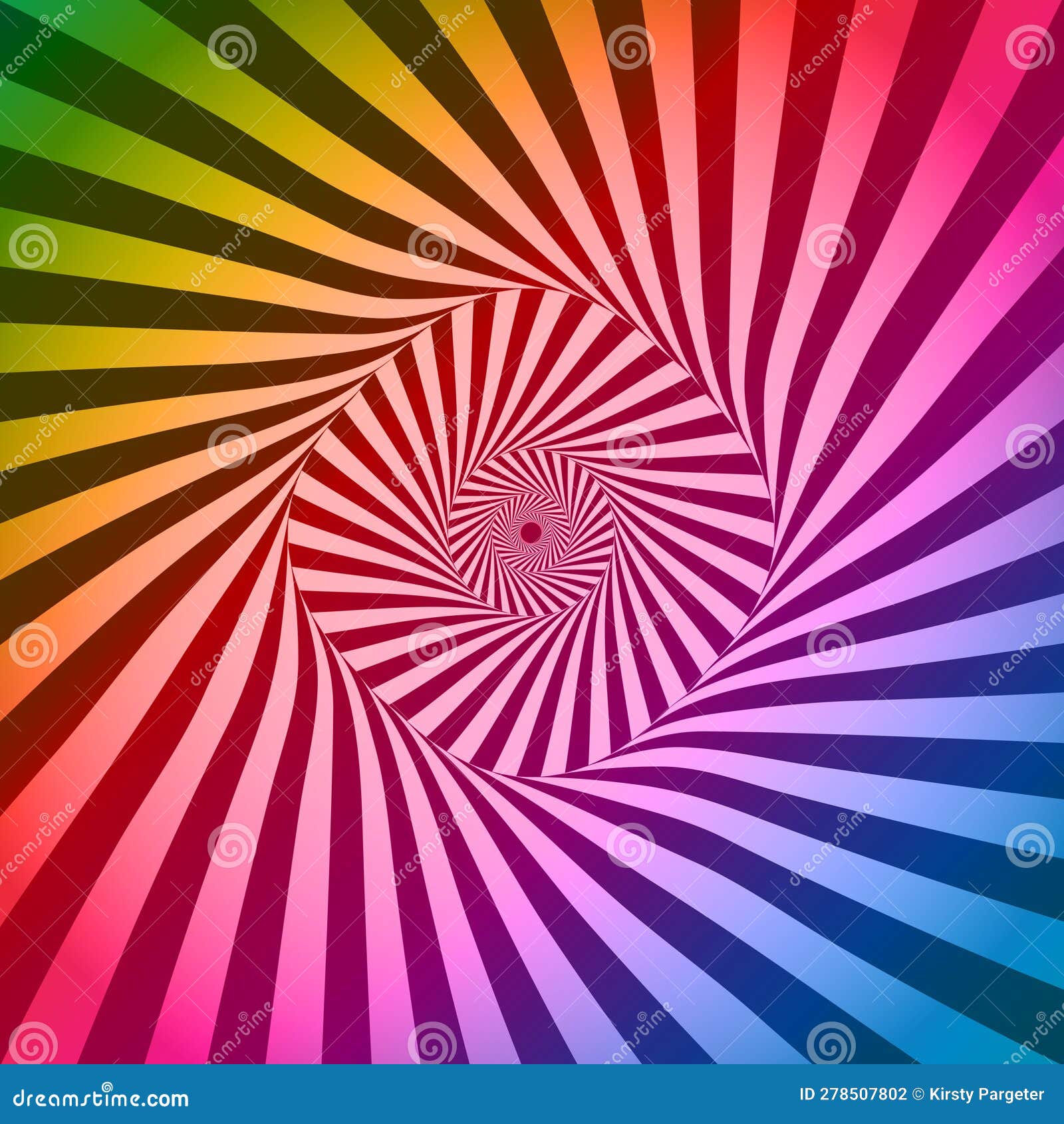 Abstract Rainbow Coloured Optical Illusion Design 1805 Stock Vector ...