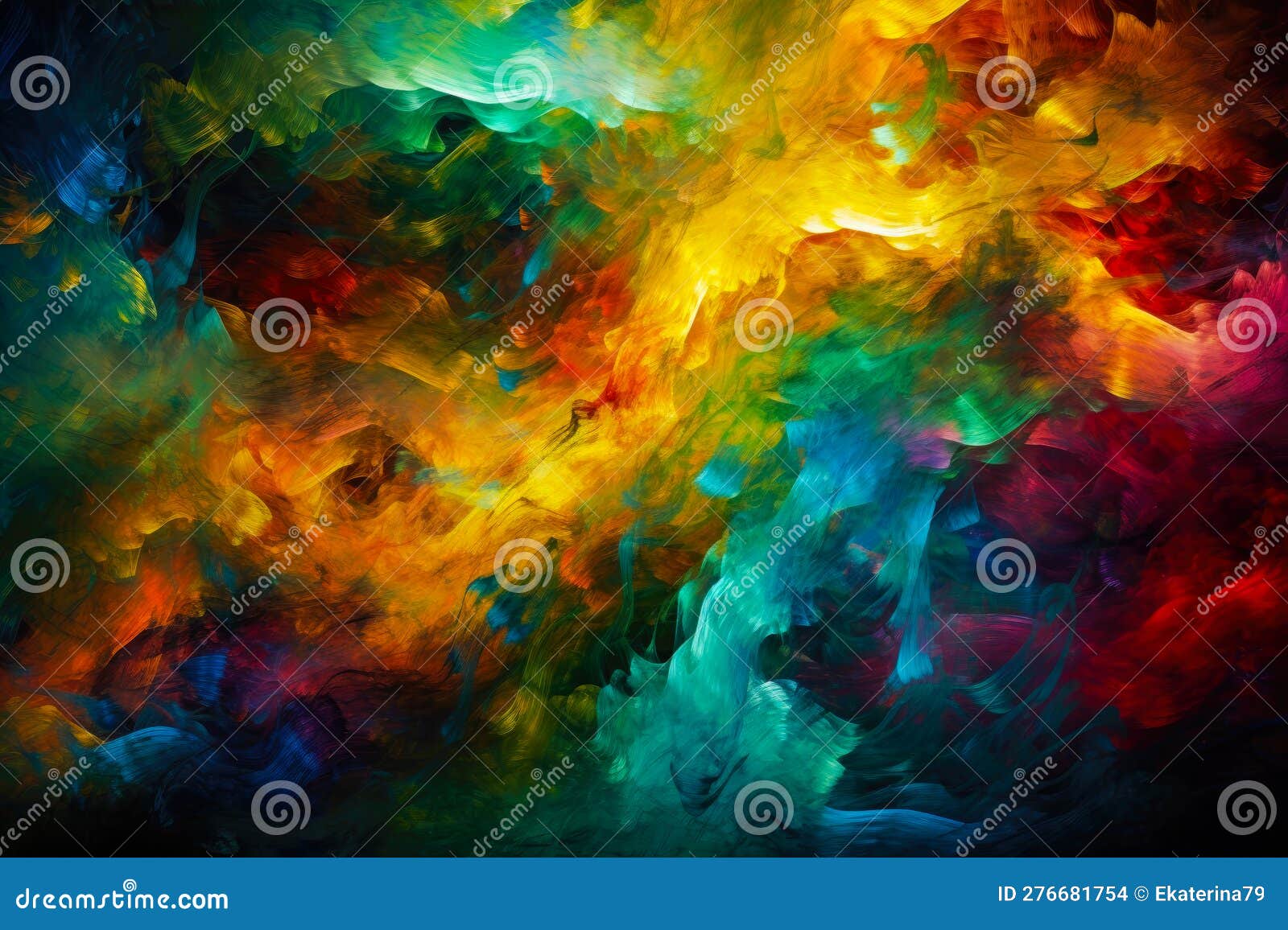 An Abstract Rainbow Colourful Background. Created with Generative AI ...