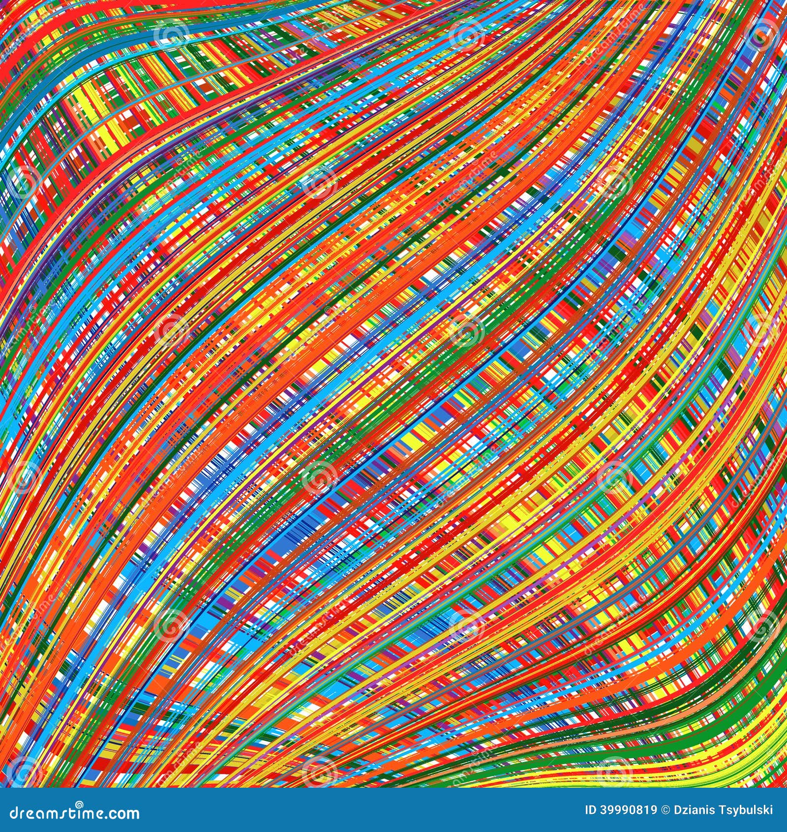 Abstract Rainbow Curved Stripes Color Background Stock Vector ...