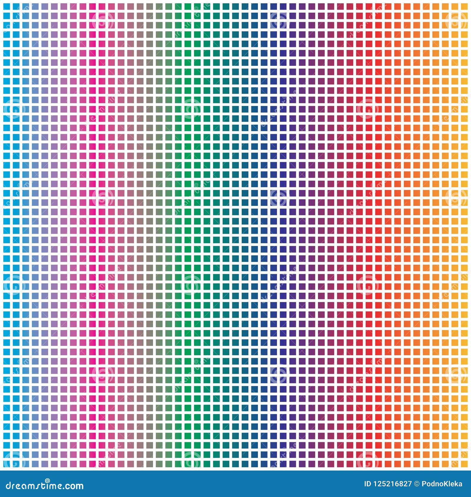 Abstract Rainbow Colorful Square Quadratic Dots Pattern Background ...