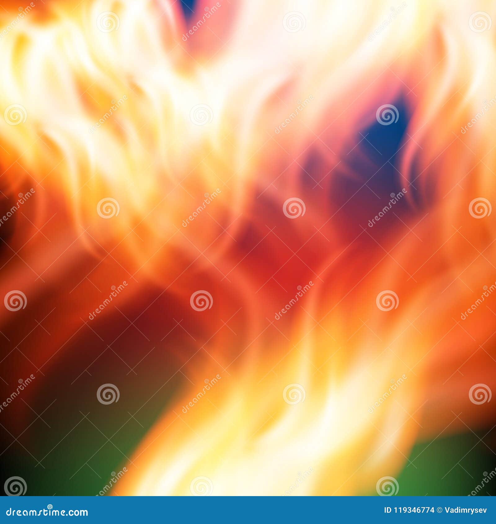 Rainbow Fire Background