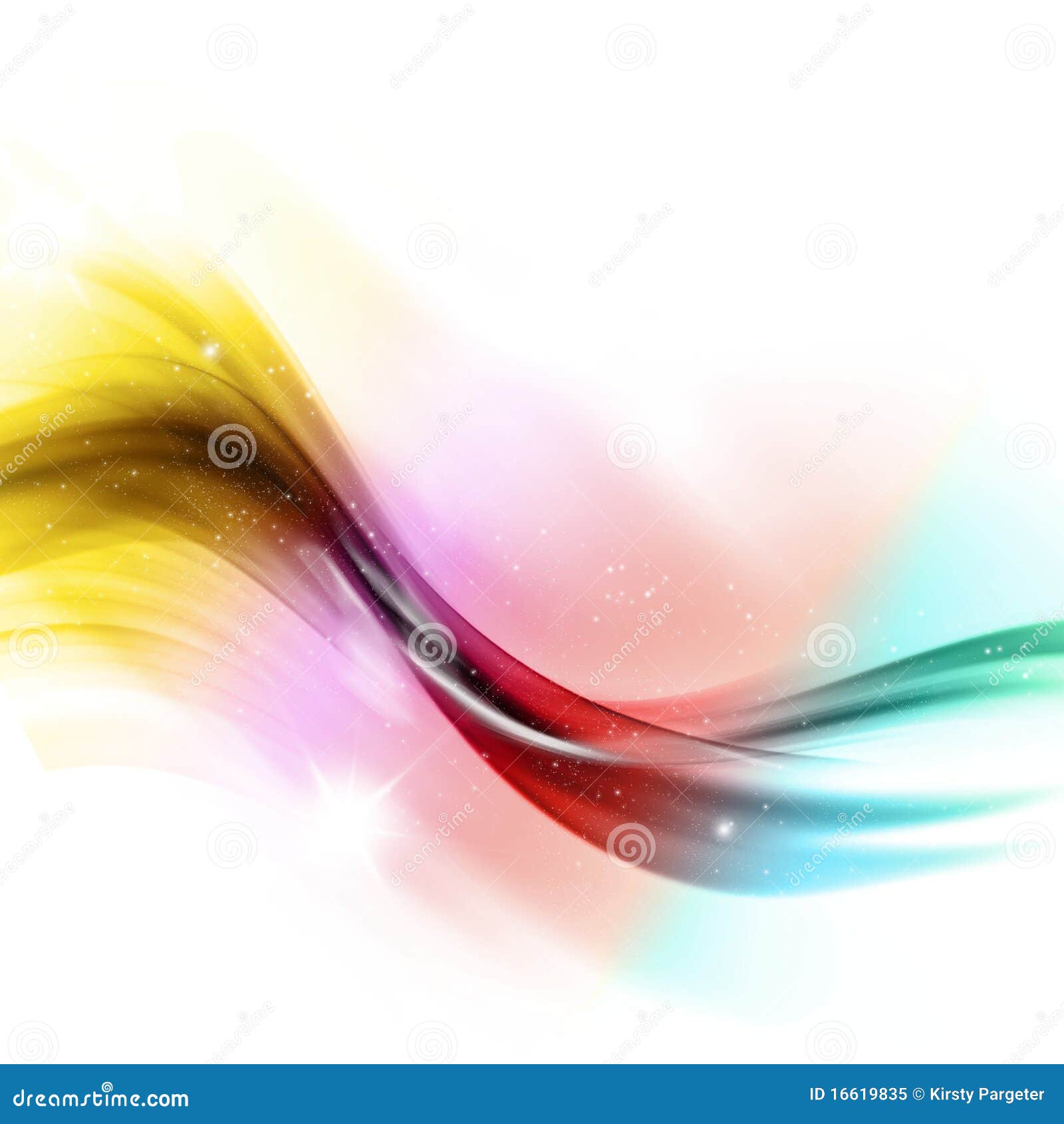 Abstract rainbow flow stock illustration. Illustration of flowing ...