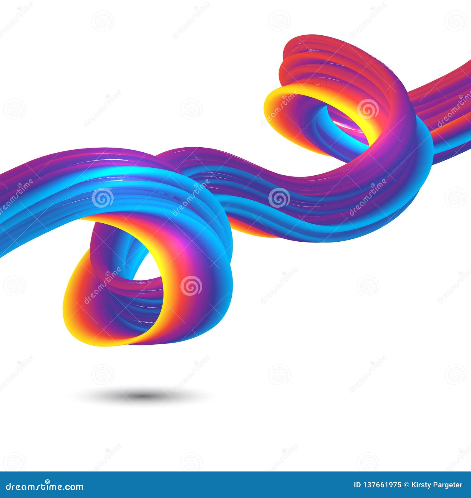 Abstract rainbow flow stock vector. Illustration of abstract - 137661975