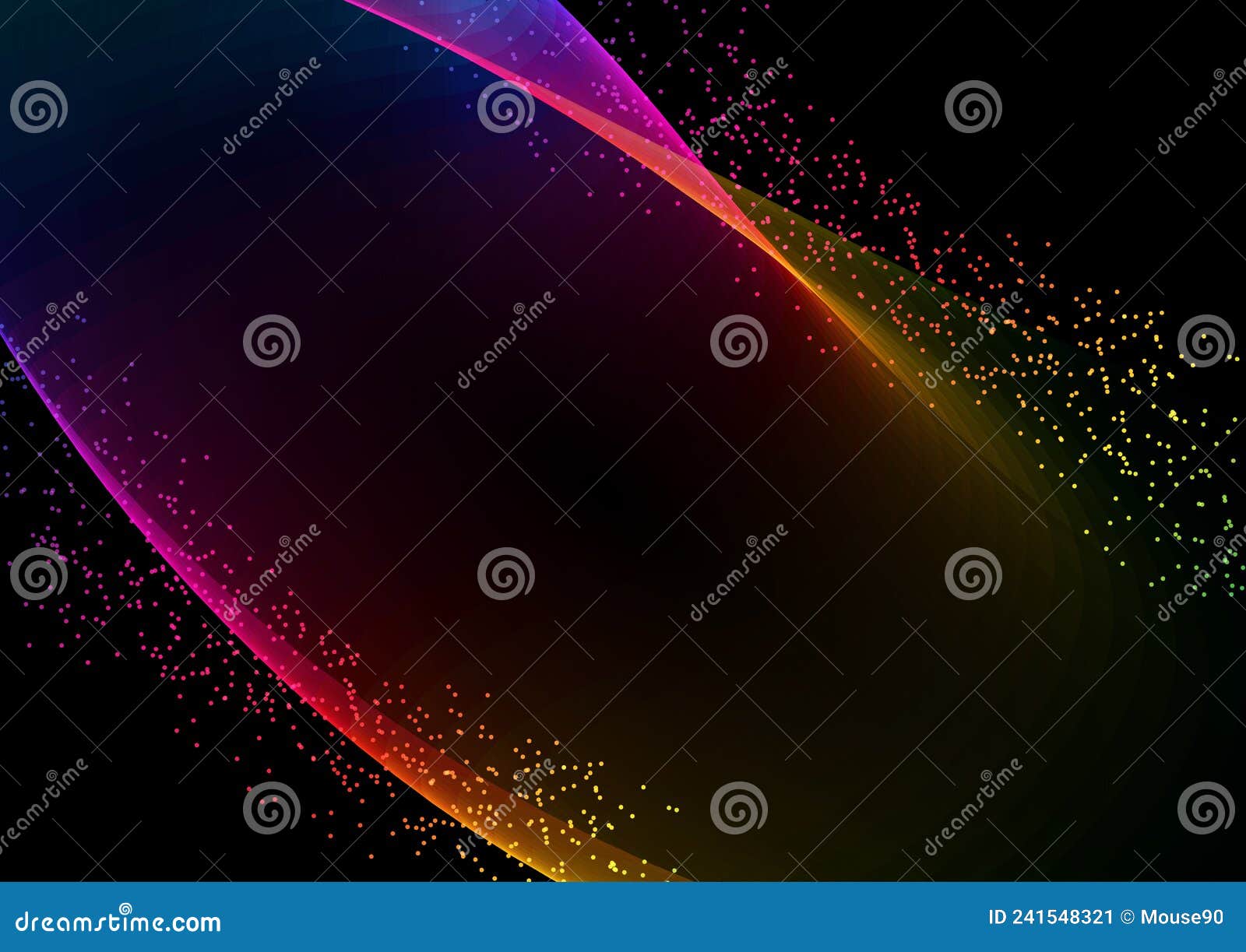 Rainbow flow background stock vector. Illustration of flowing - 241548321