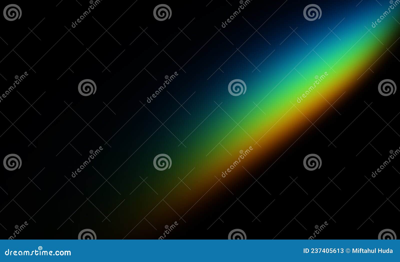Creative Abstract Pattern with Rainbow Color on Black Background Stock ...