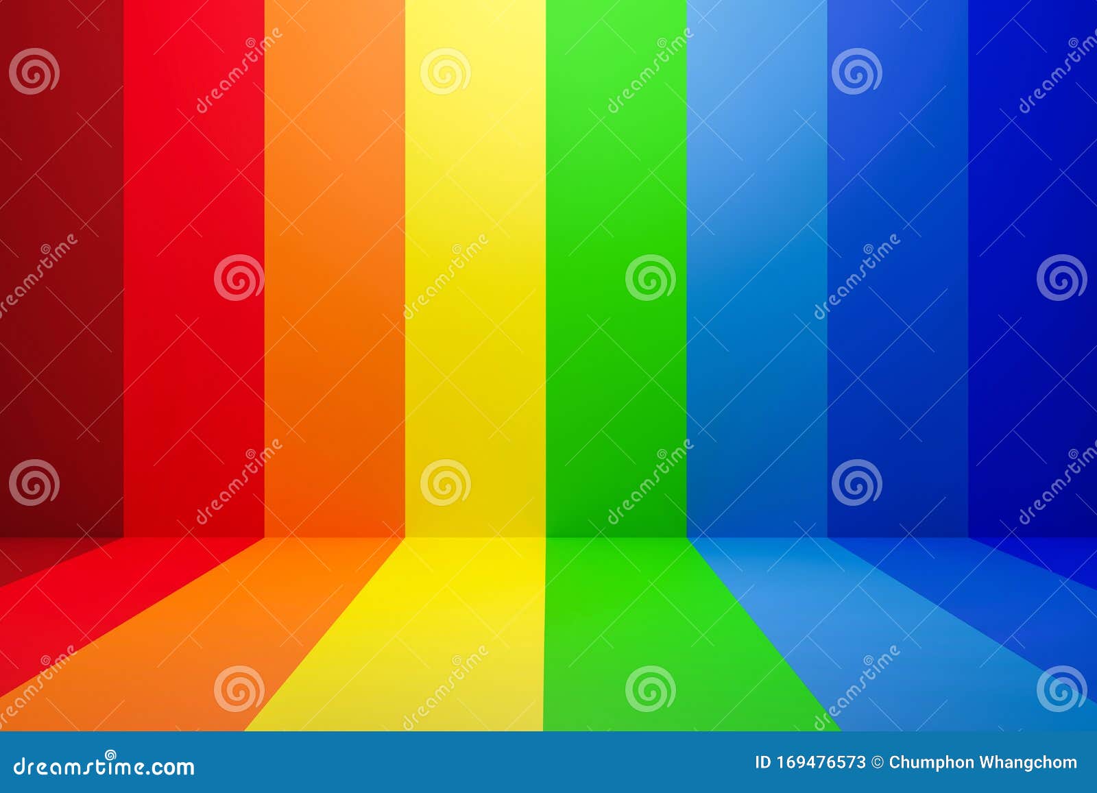 Abstract Rainbow Gradient Multi Colors of Scene Background with ...
