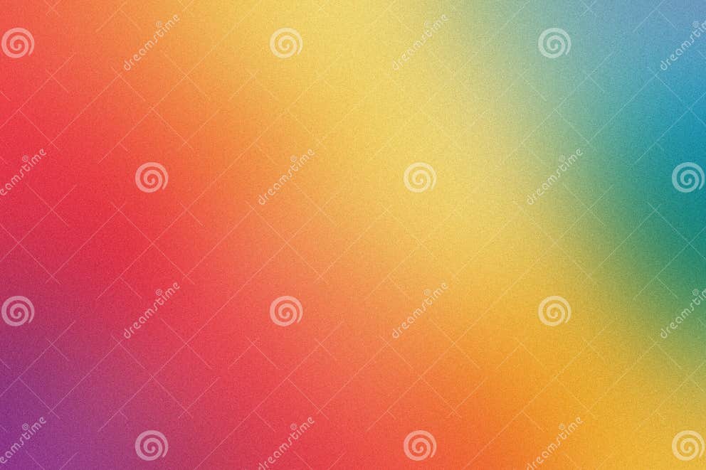 Abstract Rainbow Gradient with Smooth Transition Background and Grain ...