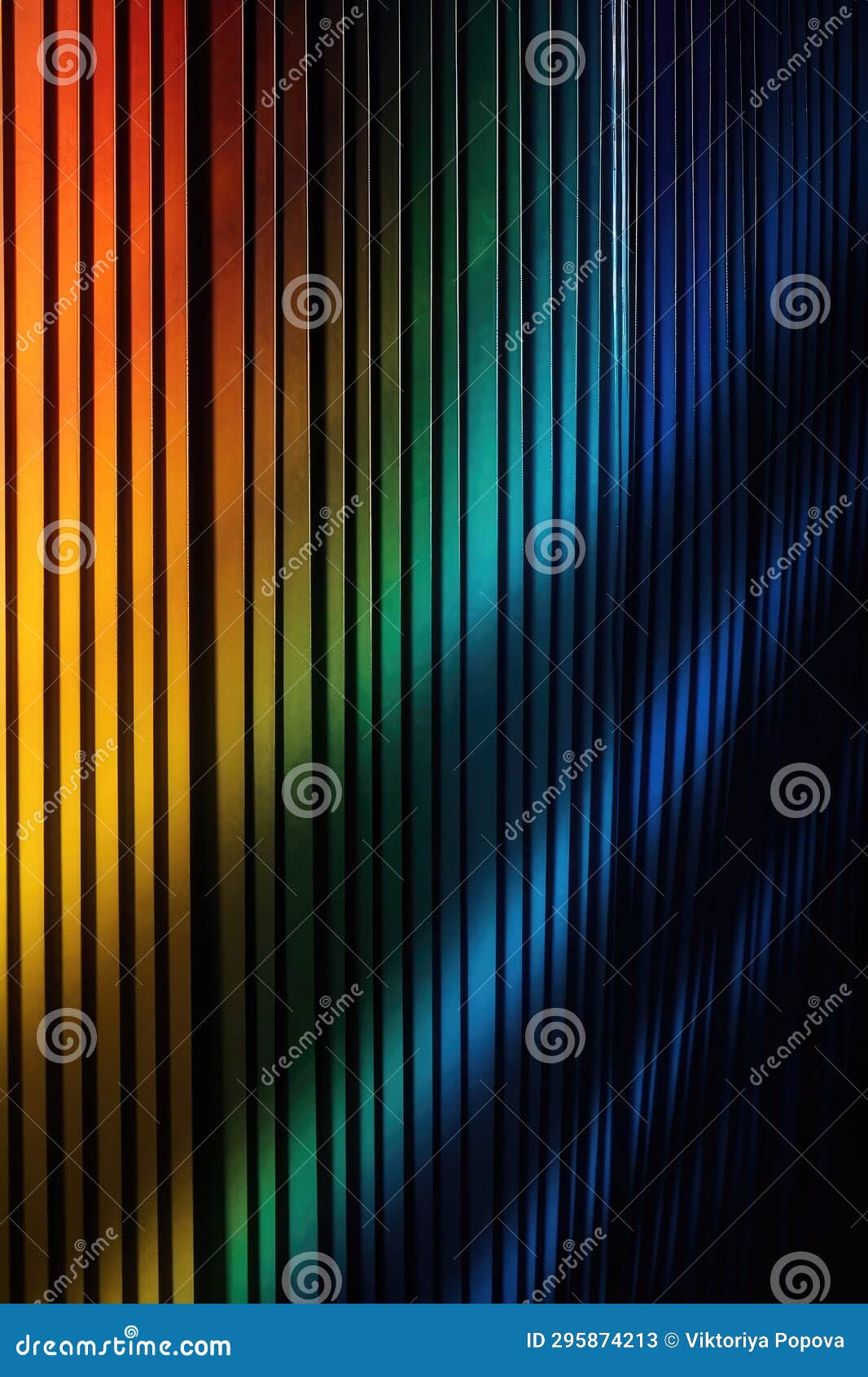 Abstract Rainbow on Grunge Textured Surface at Sunlight AI Generative ...