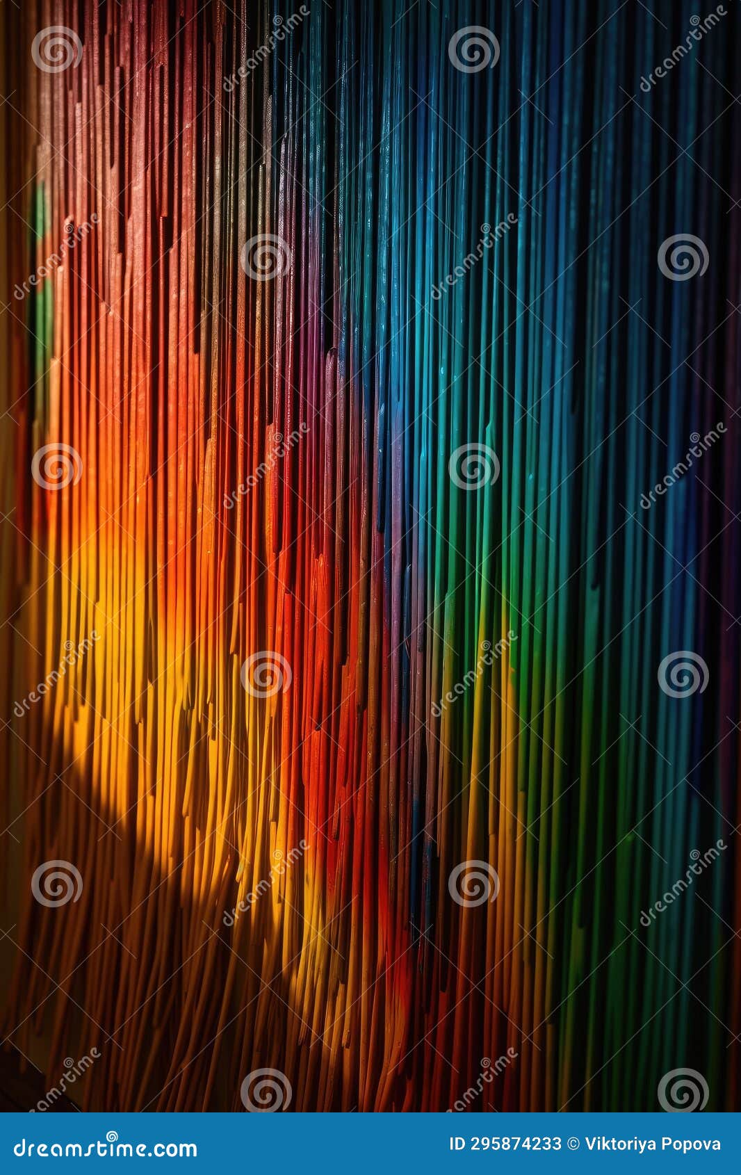 Abstract Rainbow on Grunge Textured Surface at Sunlight AI Generative ...