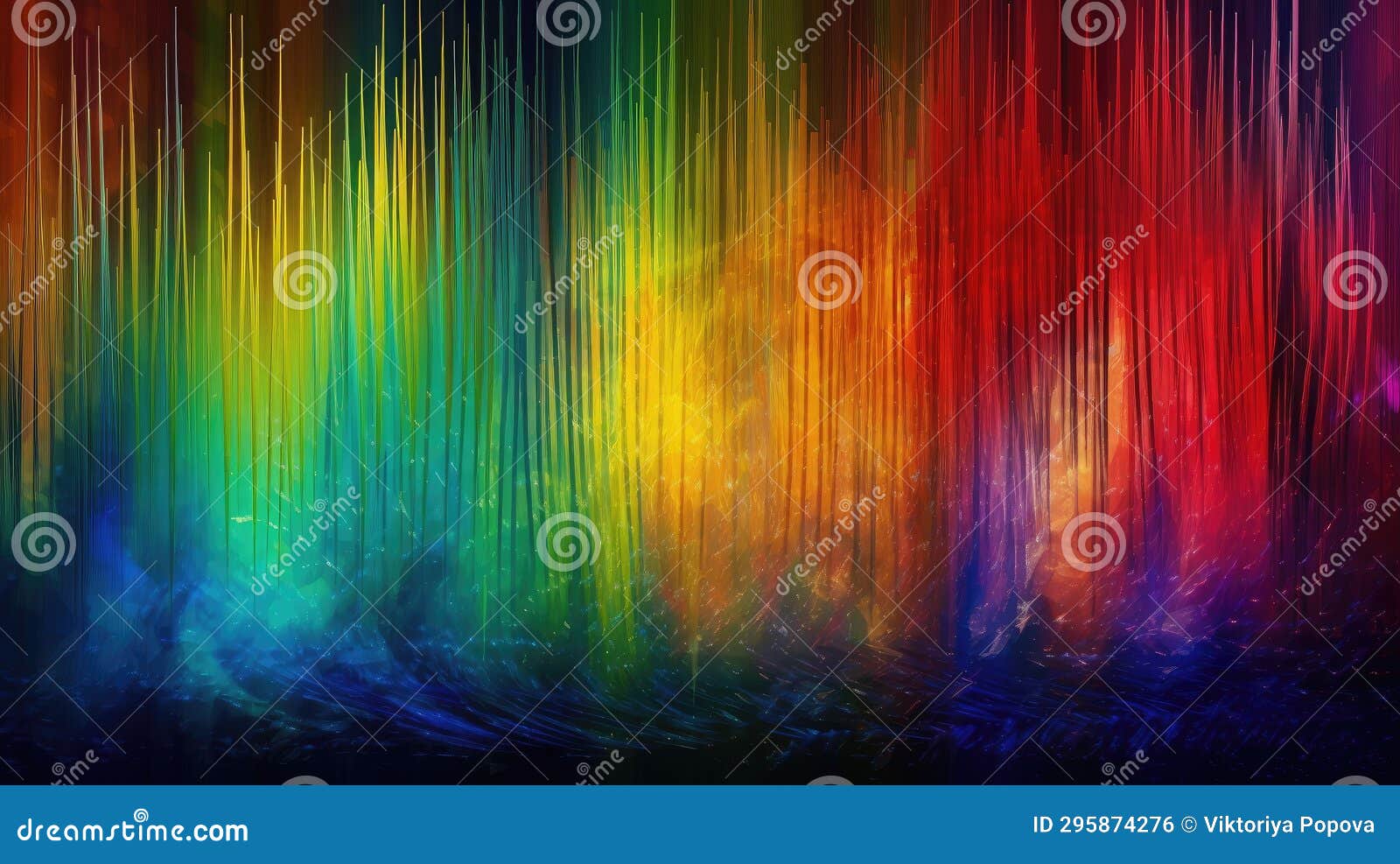 Abstract Rainbow on Grunge Textured Surface at Sunlight AI Generative ...