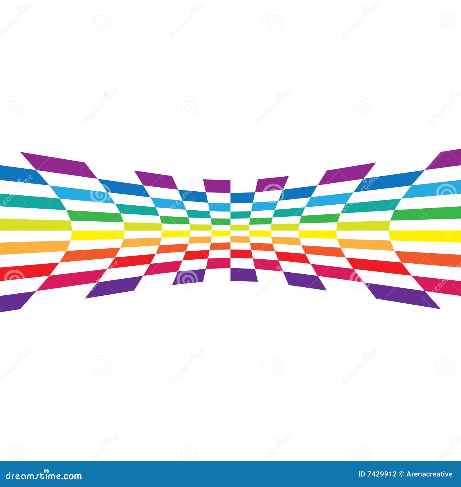 Abstract Rainbow Layout stock vector. Illustration of blocks - 7429912