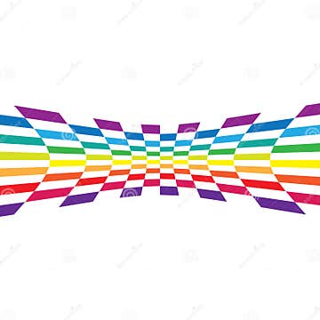 Abstract Rainbow Layout stock vector. Illustration of blocks - 7429912