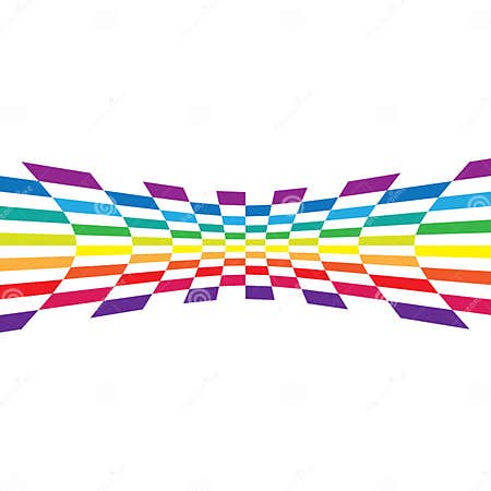 Abstract Rainbow Layout stock vector. Illustration of blocks - 7429912