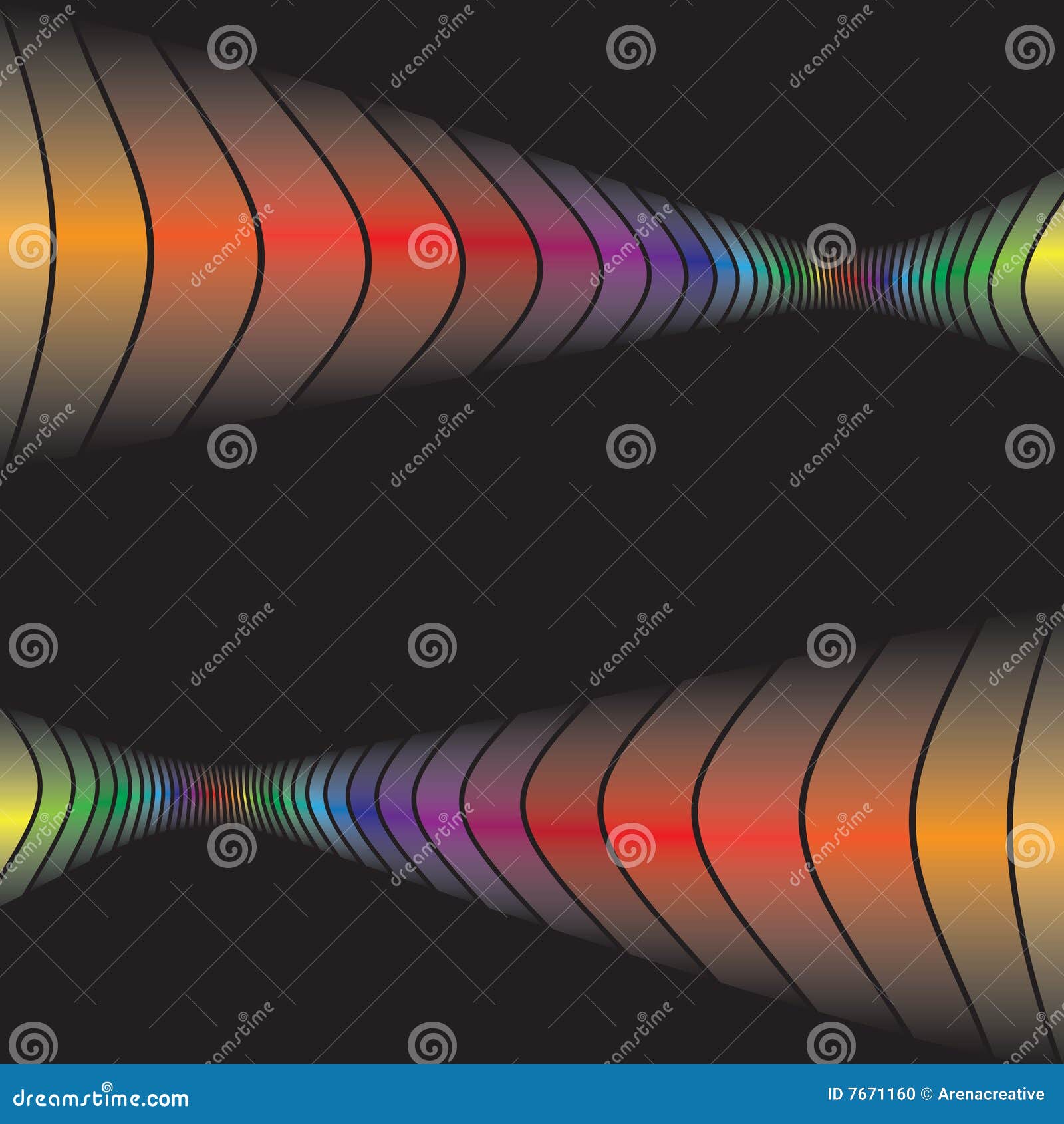 Abstract Rainbow Layout stock vector. Illustration of black - 7671160