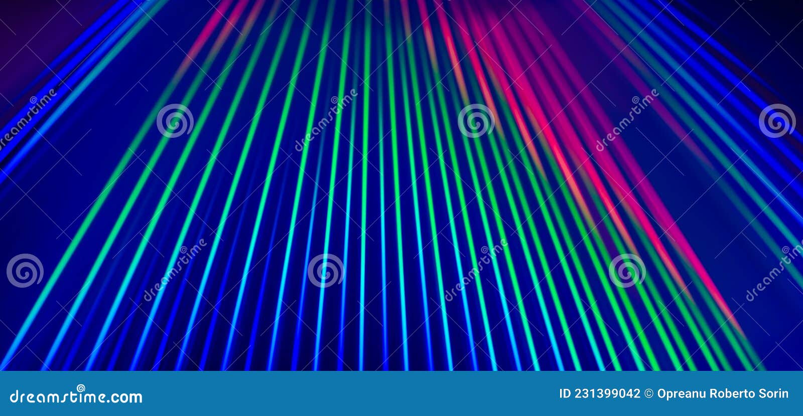 Abstract Rainbow Light Rays Reflection on Cd Surface Stock Photo ...