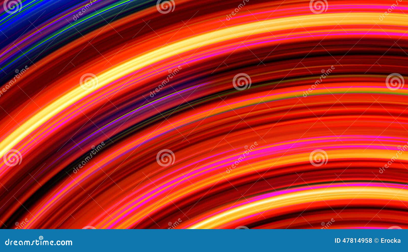 Abstract Rainbow Light Streaks Loop Stock Footage - Video of glowing ...