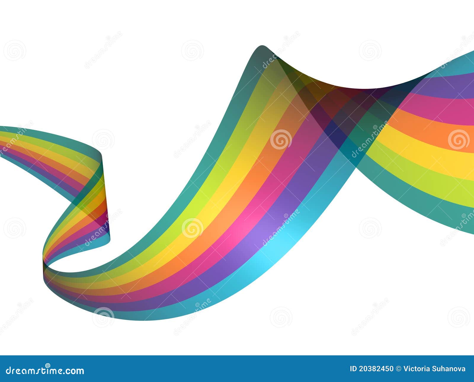 Abstract rainbow lines stock illustration. Illustration of green - 20382450
