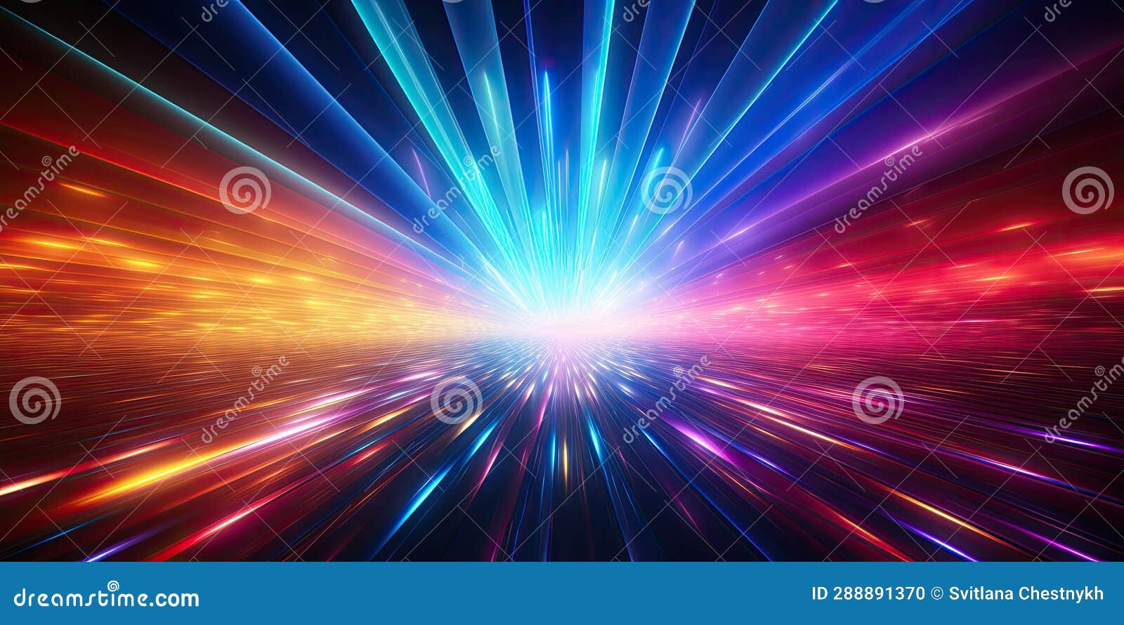Abstract Rainbow Multicolor Background, Iridescent Spectrum Rays on ...