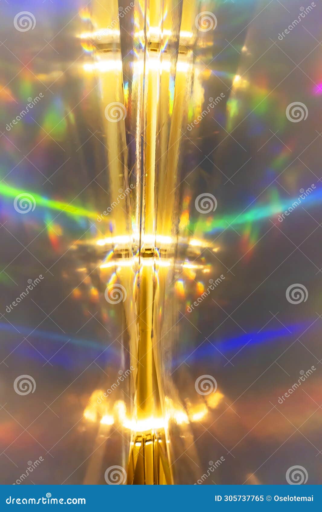 Abstract Rainbow Multicolored Reflection Background from Shiny ...