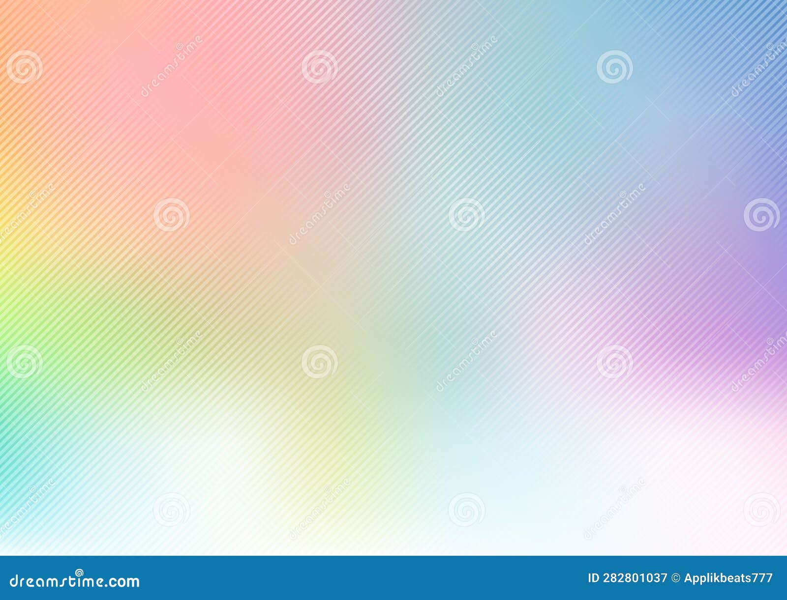 Abstract Rainbow Pastel Blurred Soft Background With Diagonal Lines