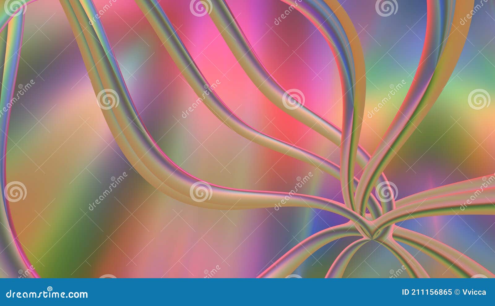 Abstract Rainbow Pink Background with Lines Stock Illustration ...