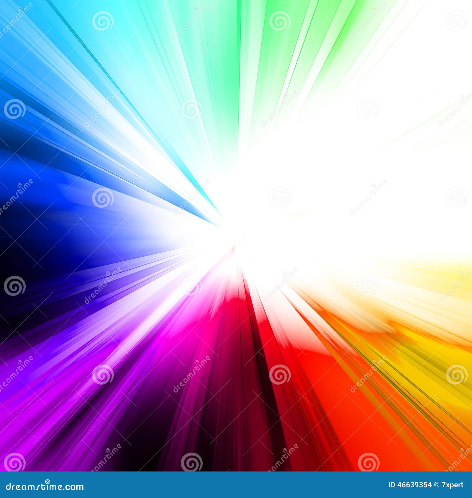 Abstract rainbow ray stock illustration. Illustration of abstract ...