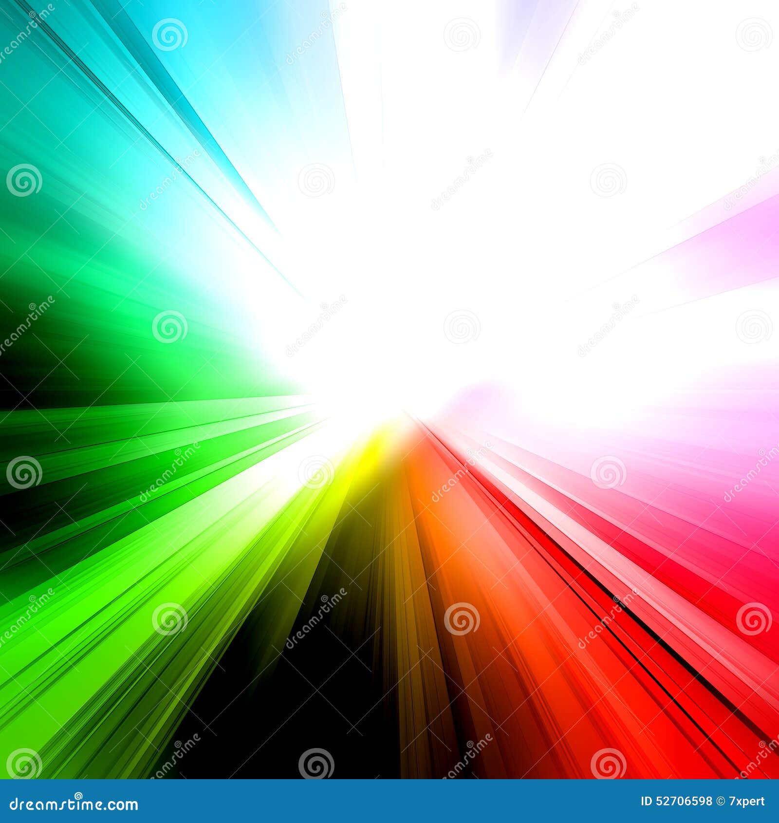 Abstract rainbow ray stock illustration. Illustration of colors - 52706598