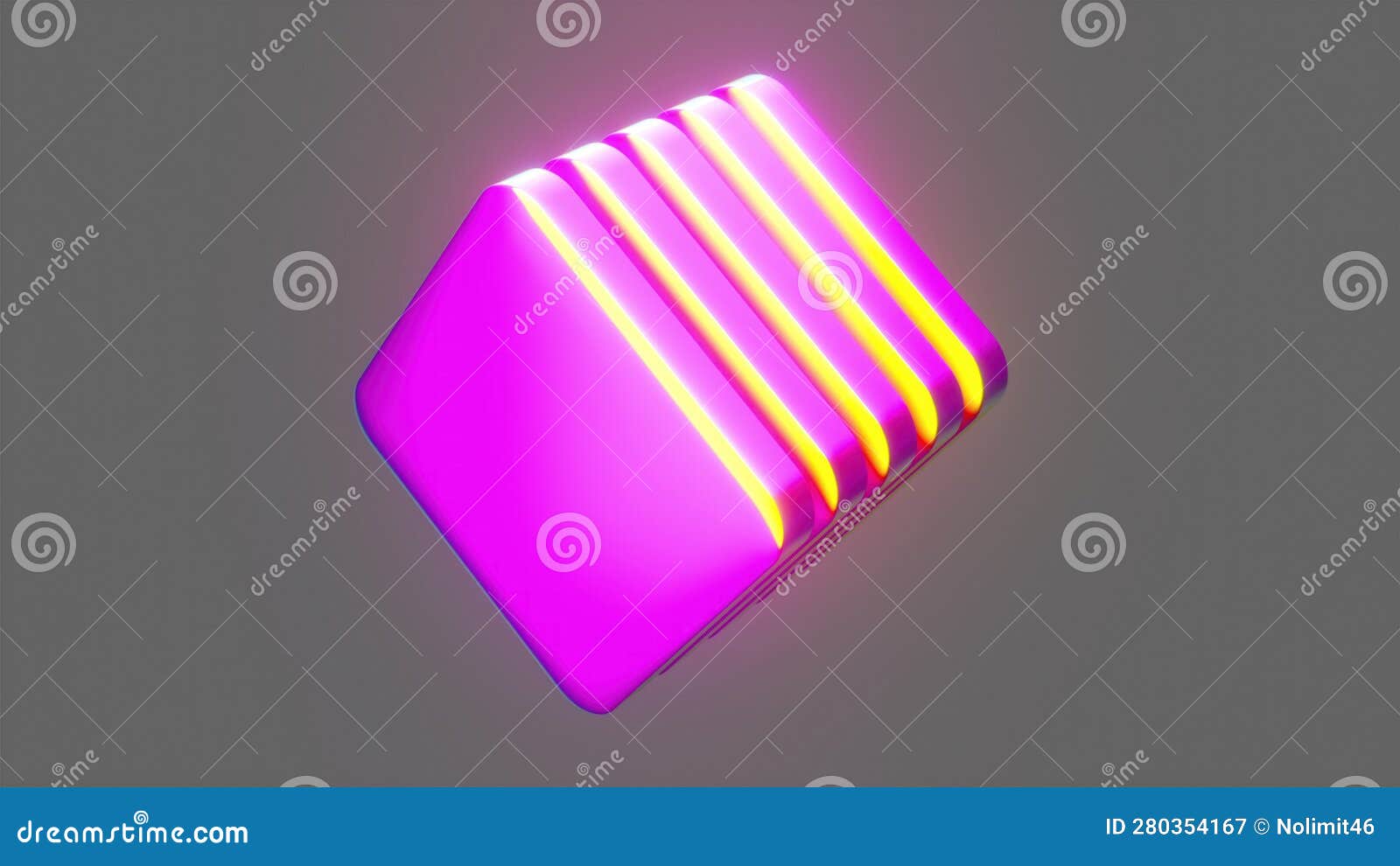 Abstract Rainbow Rectangles Stock Illustration - Illustration of mirror ...