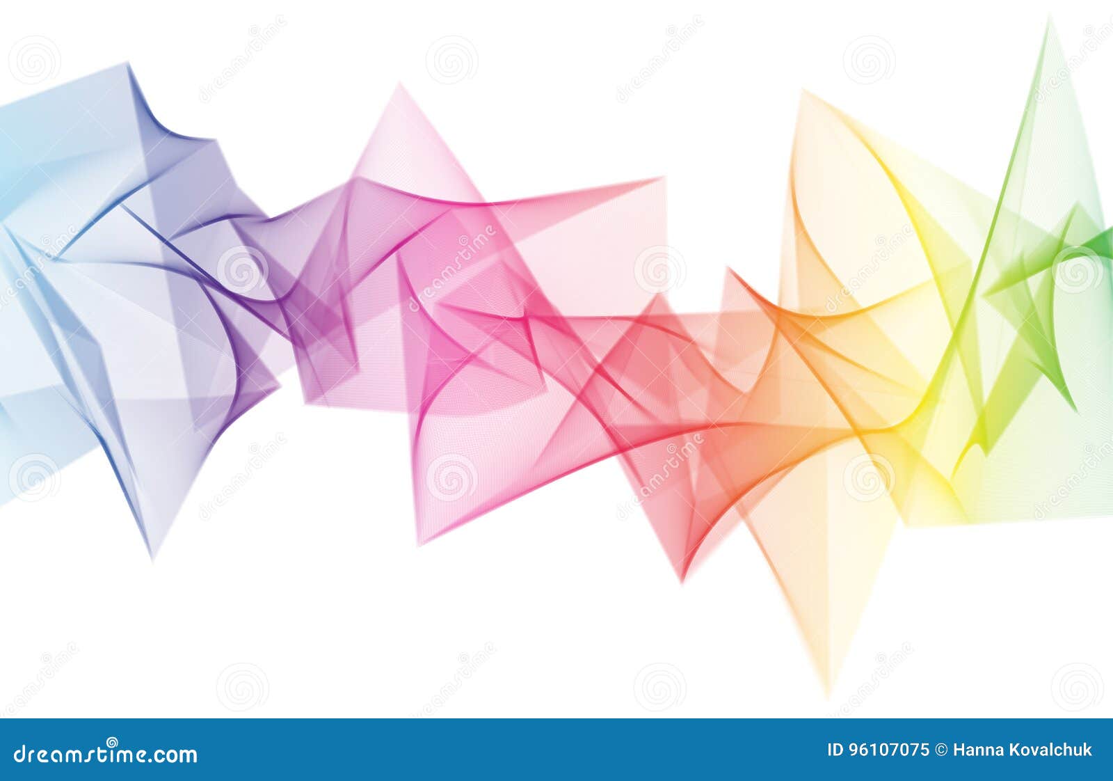 Abstract Rainbow Sharp Wave Stock Vector - Illustration of wave ...