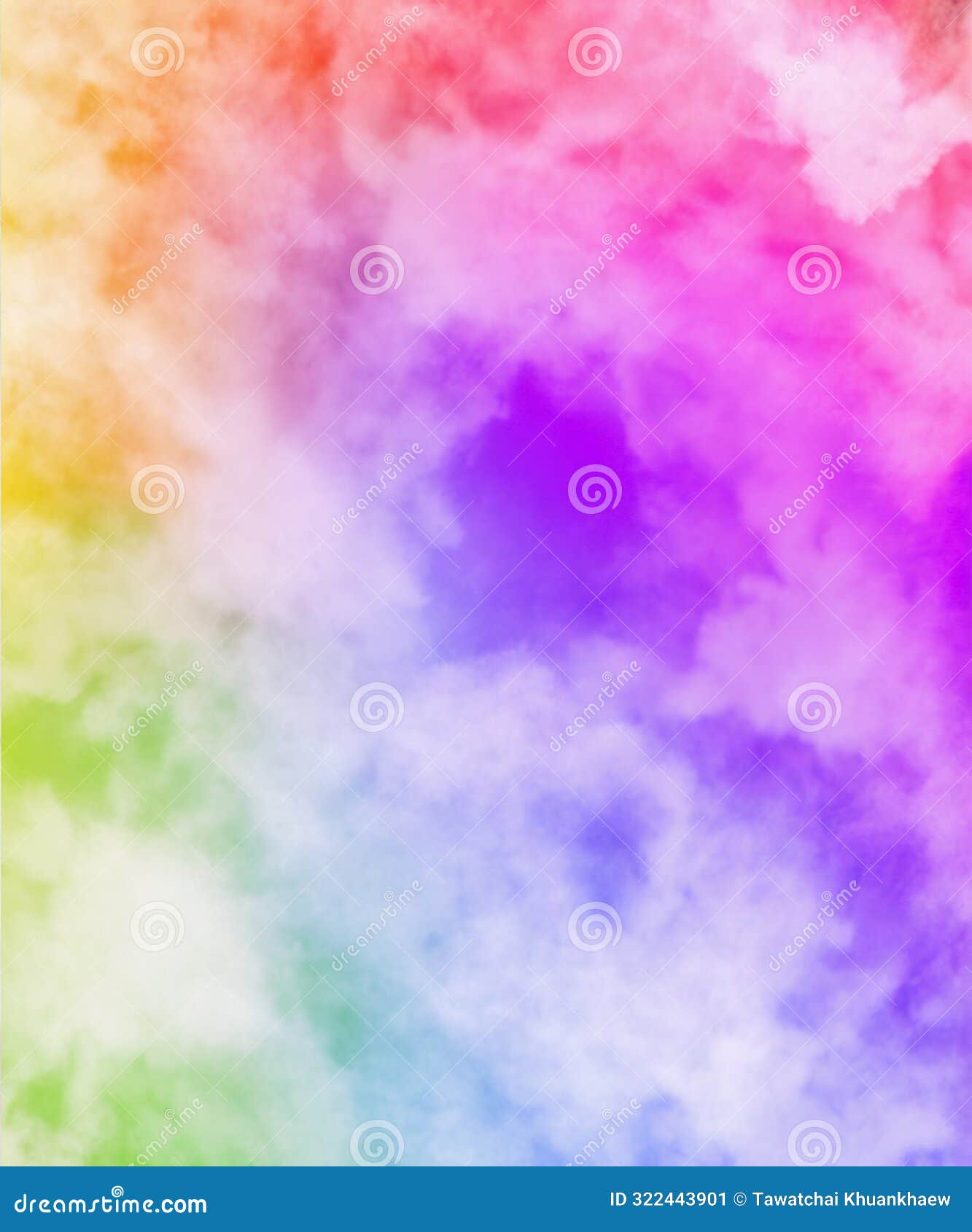 Abstract Rainbow Smoke Texture. Steam, Cloud Realistic Texture Stock ...
