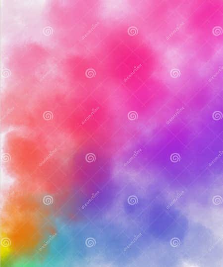 Abstract Rainbow Smoke Texture. Steam, Cloud Realistic Texture Stock ...