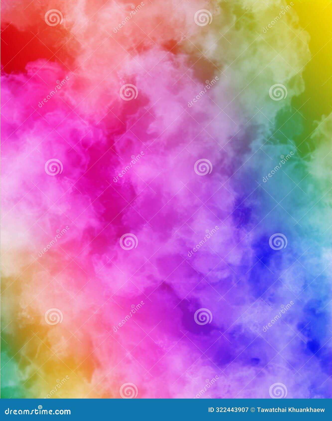 Abstract Rainbow Smoke Texture. Steam, Cloud Realistic Texture Stock ...
