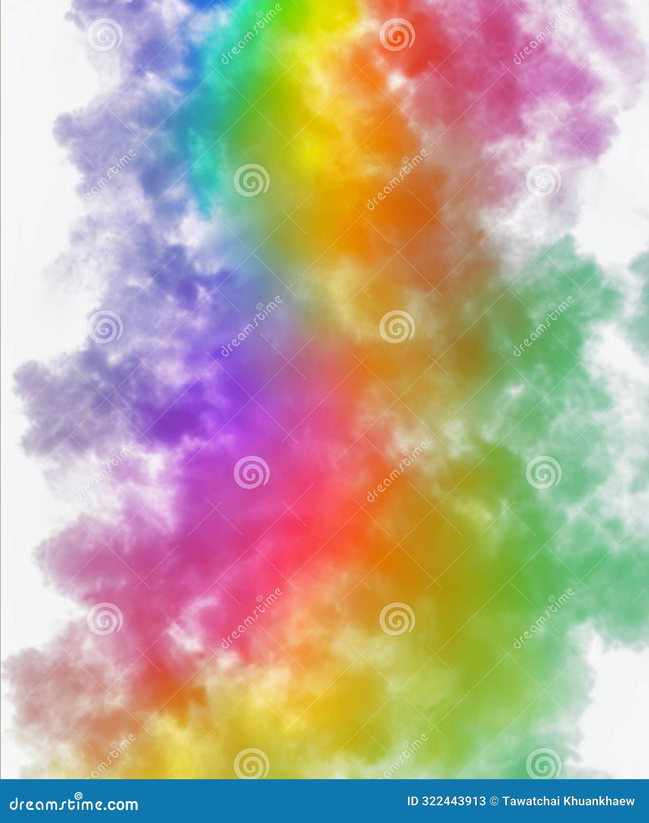 Abstract Rainbow Smoke Texture. Steam, Cloud Realistic Texture Stock ...