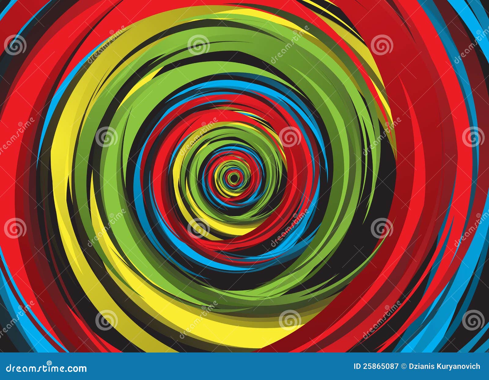 Abstract rainbow swirl stock vector. Illustration of graphic - 25865087