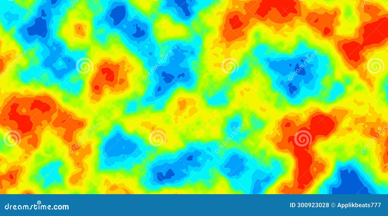 Abstract Rainbow Vector Heatmap of Hot and Cold Distribution Background ...