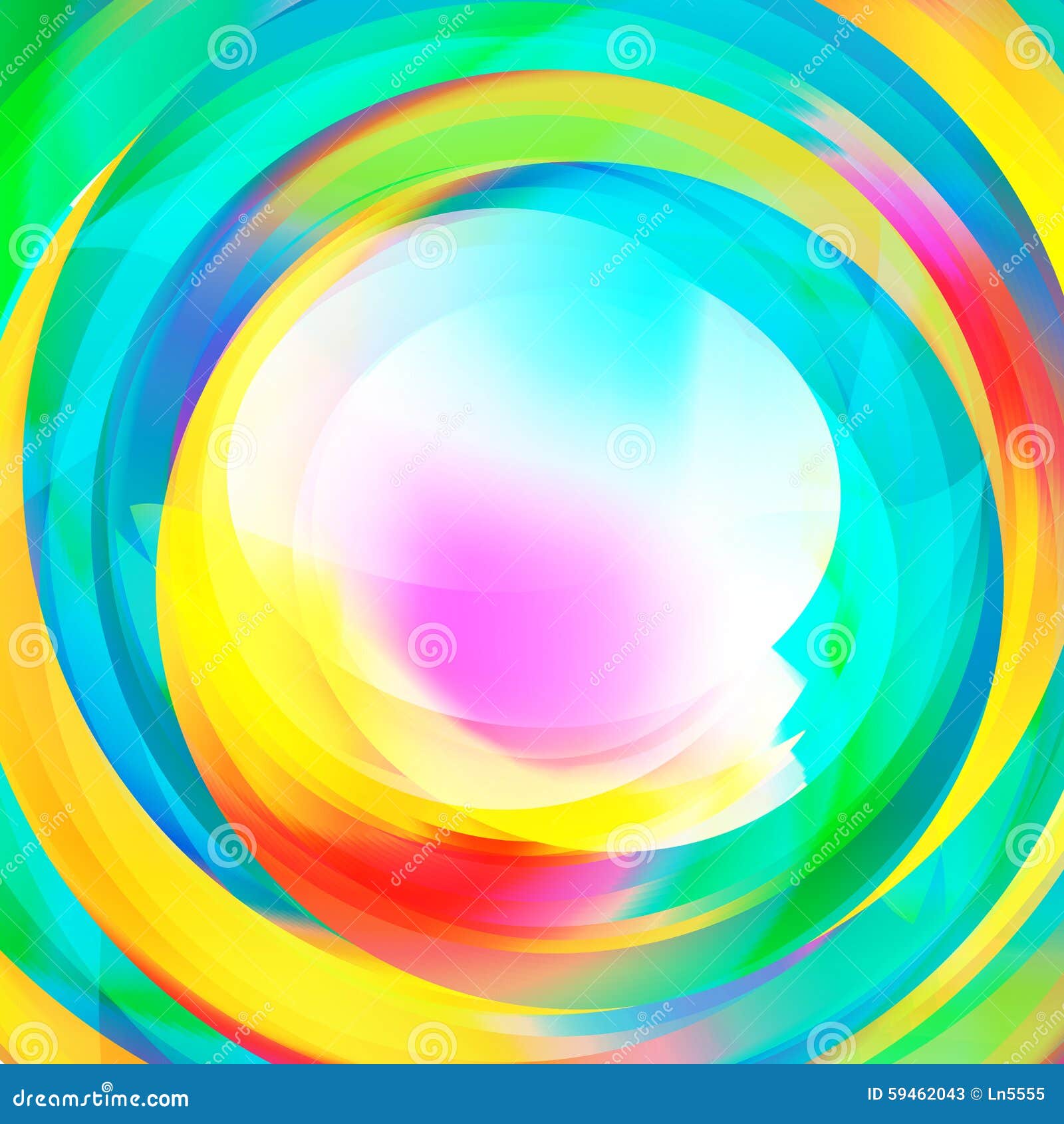 Abstract Rainbow Vortex Text Holder Stock Vector - Illustration of ...