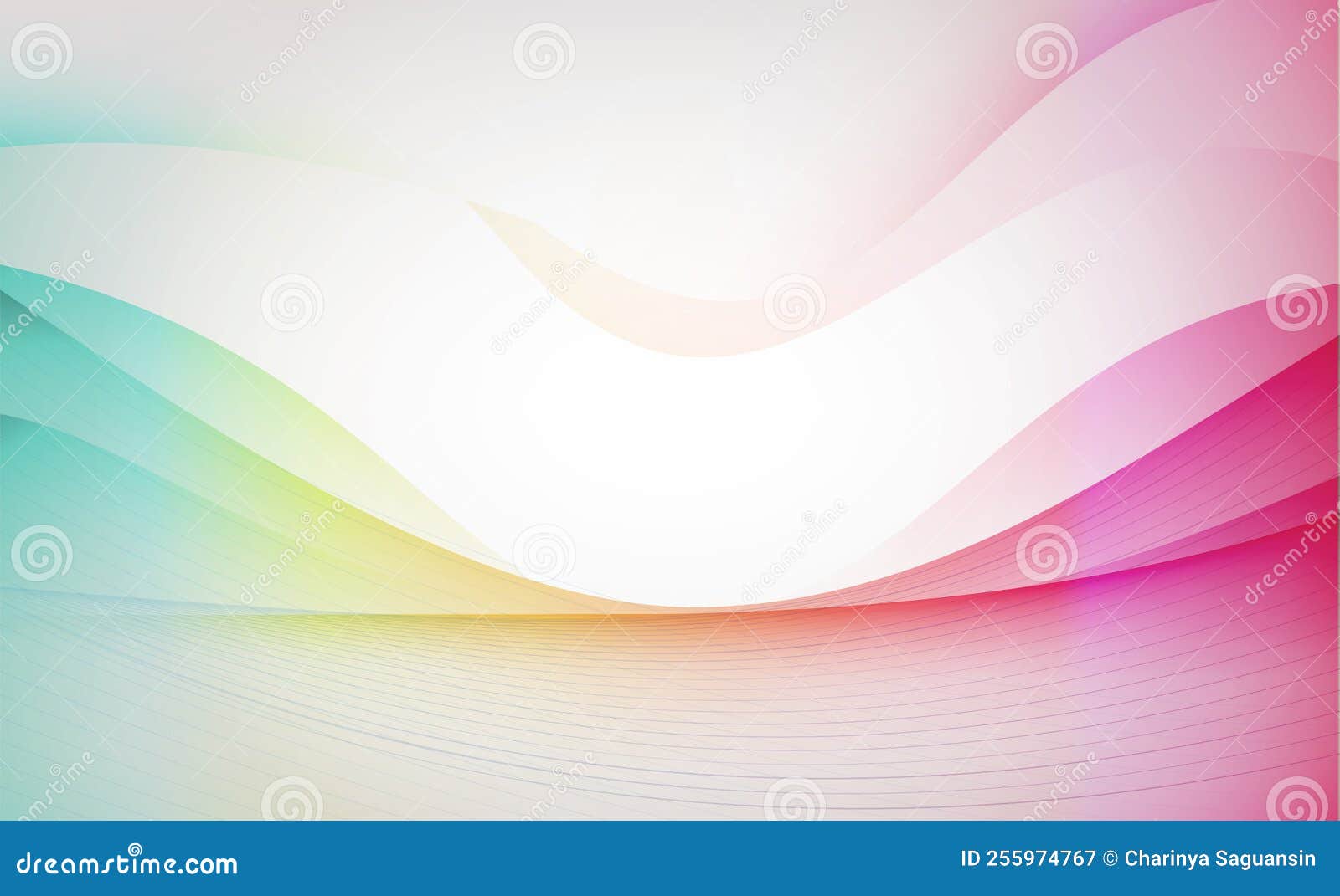 Abstract Rainbow Wave Background Stock Vector - Illustration of ...