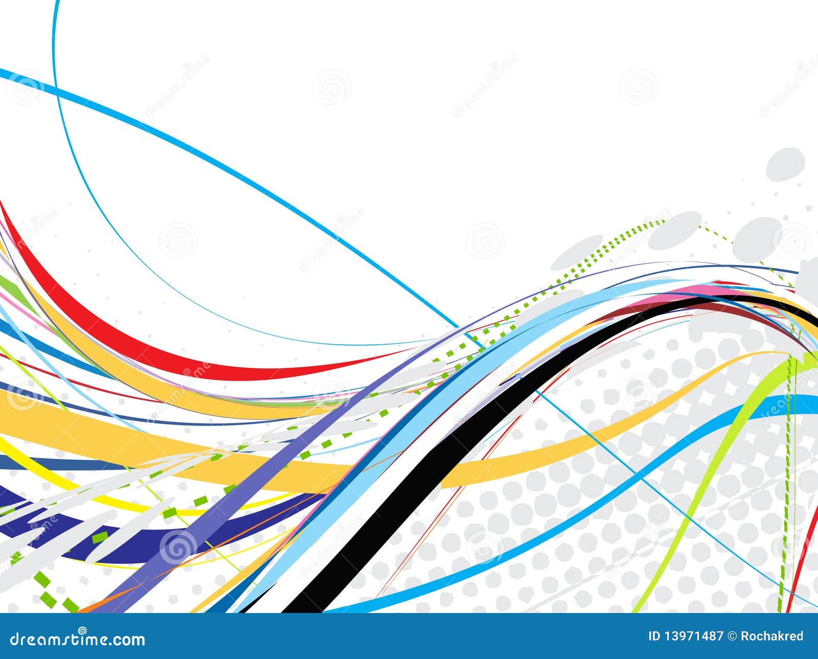 Abstract rainbow wave line stock vector. Illustration of backdrop ...