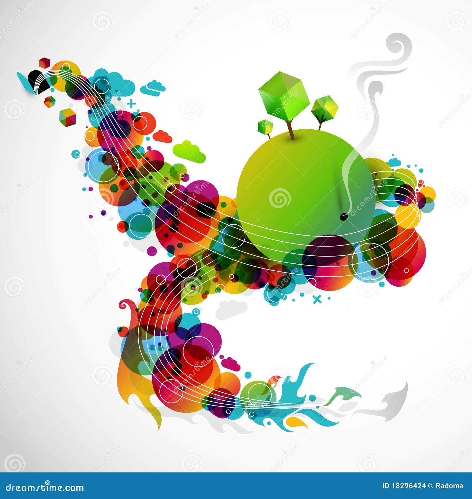 Rainbow World Map Royalty-Free Stock Photography | CartoonDealer.com ...