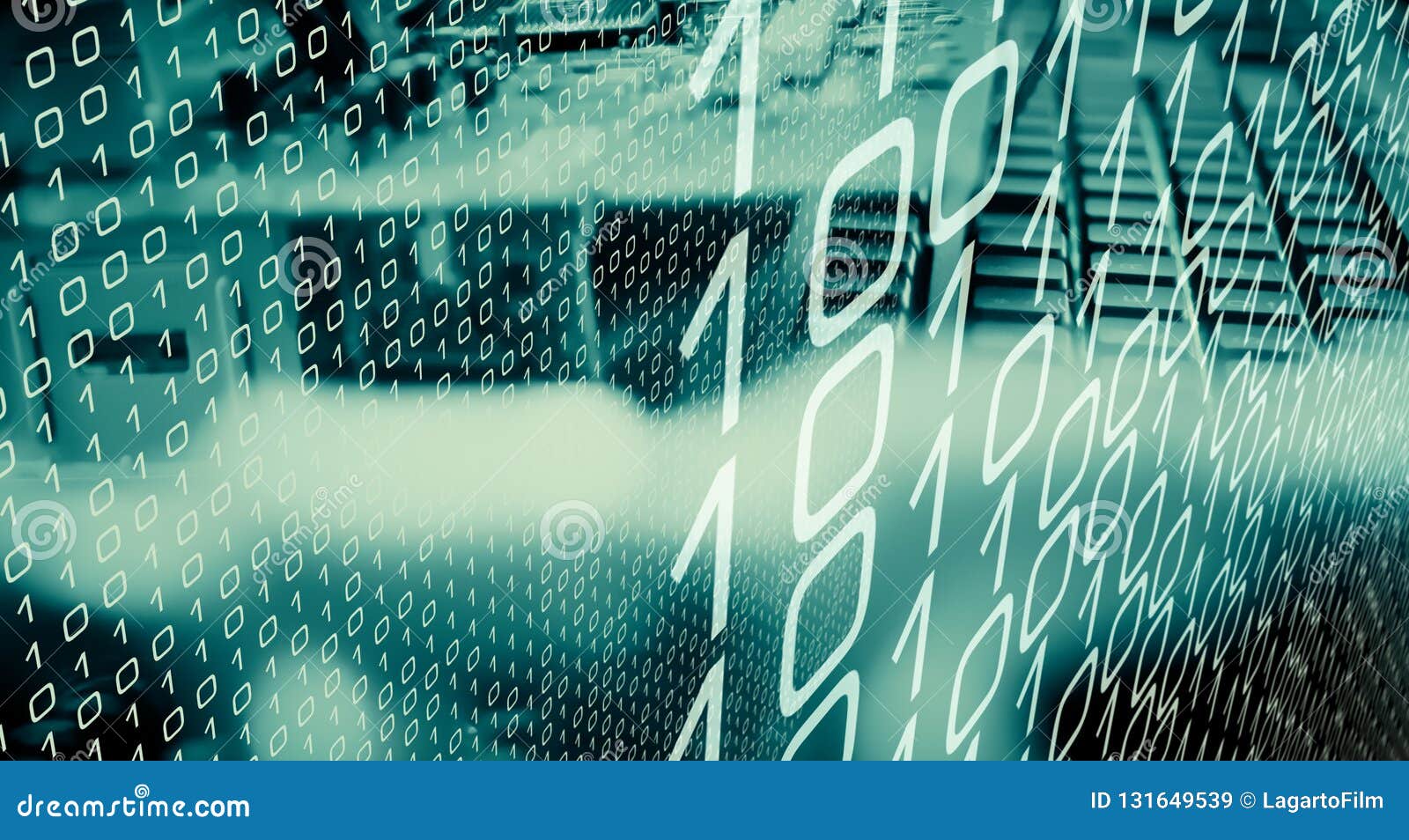 Abstract Random Binary Code, Internet Encrypting Stock Illustration ... Abstract Random Binary Code, Internet Encrypting Stock Illustration ...