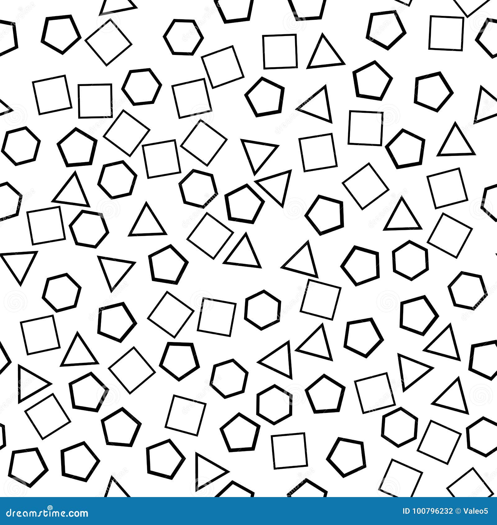 Random Black White Pattern. Triangle Background Stock Vector ...