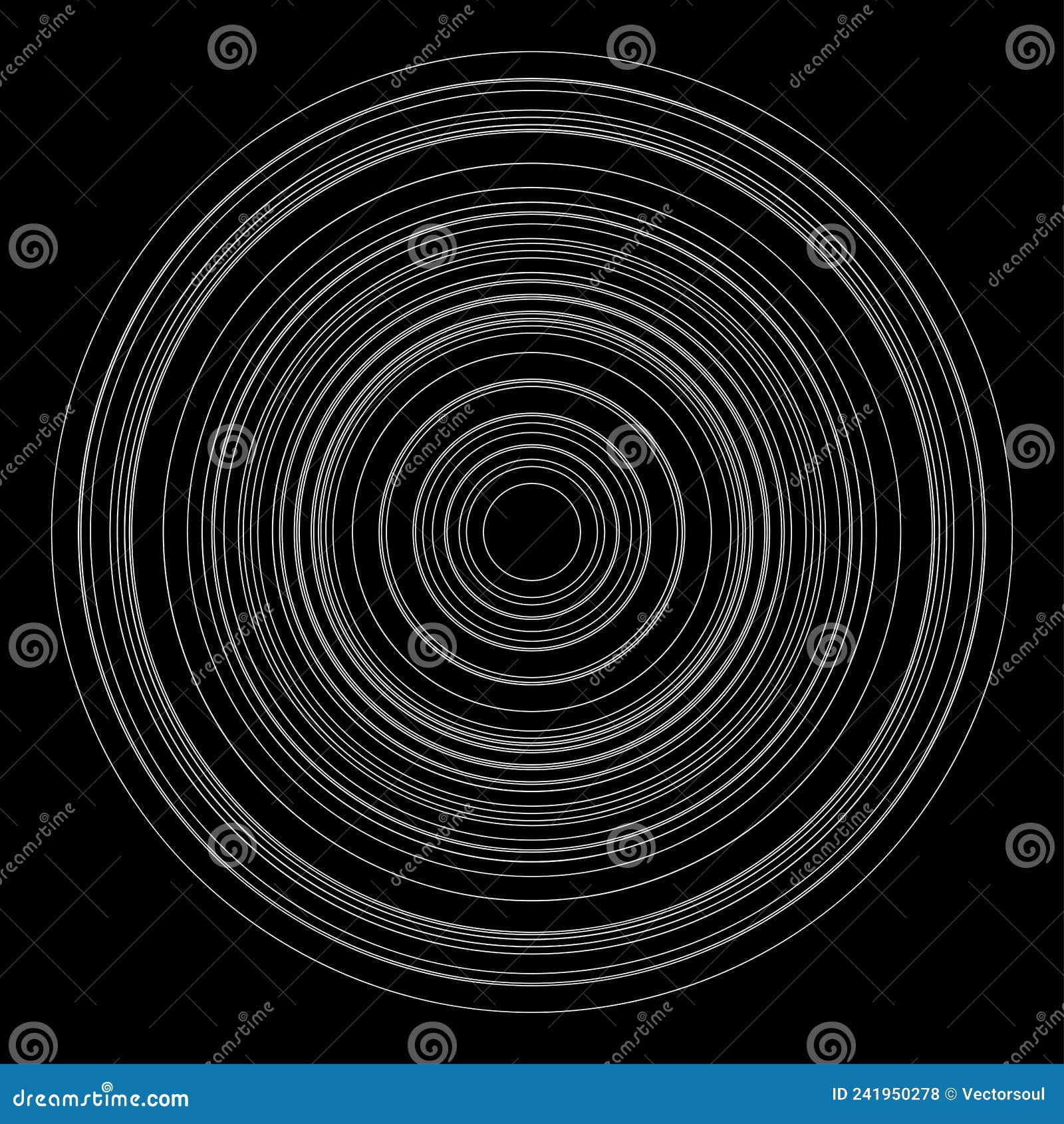 Abstract Random Circles Geometric Circular Element Stock Vector ...