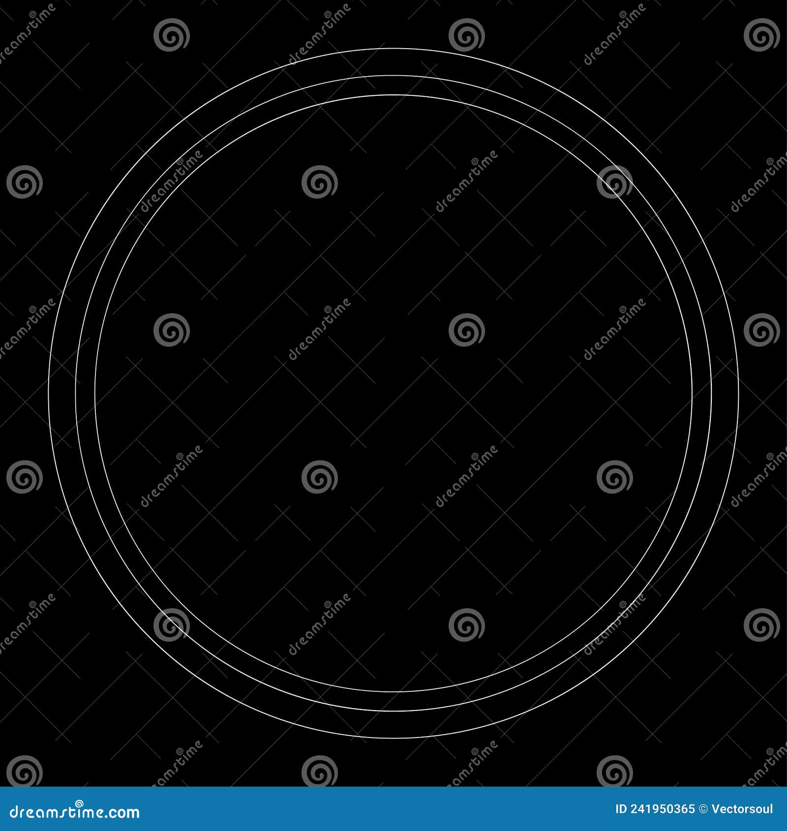 Abstract Random Circles Geometric Circular Element Stock Vector ...