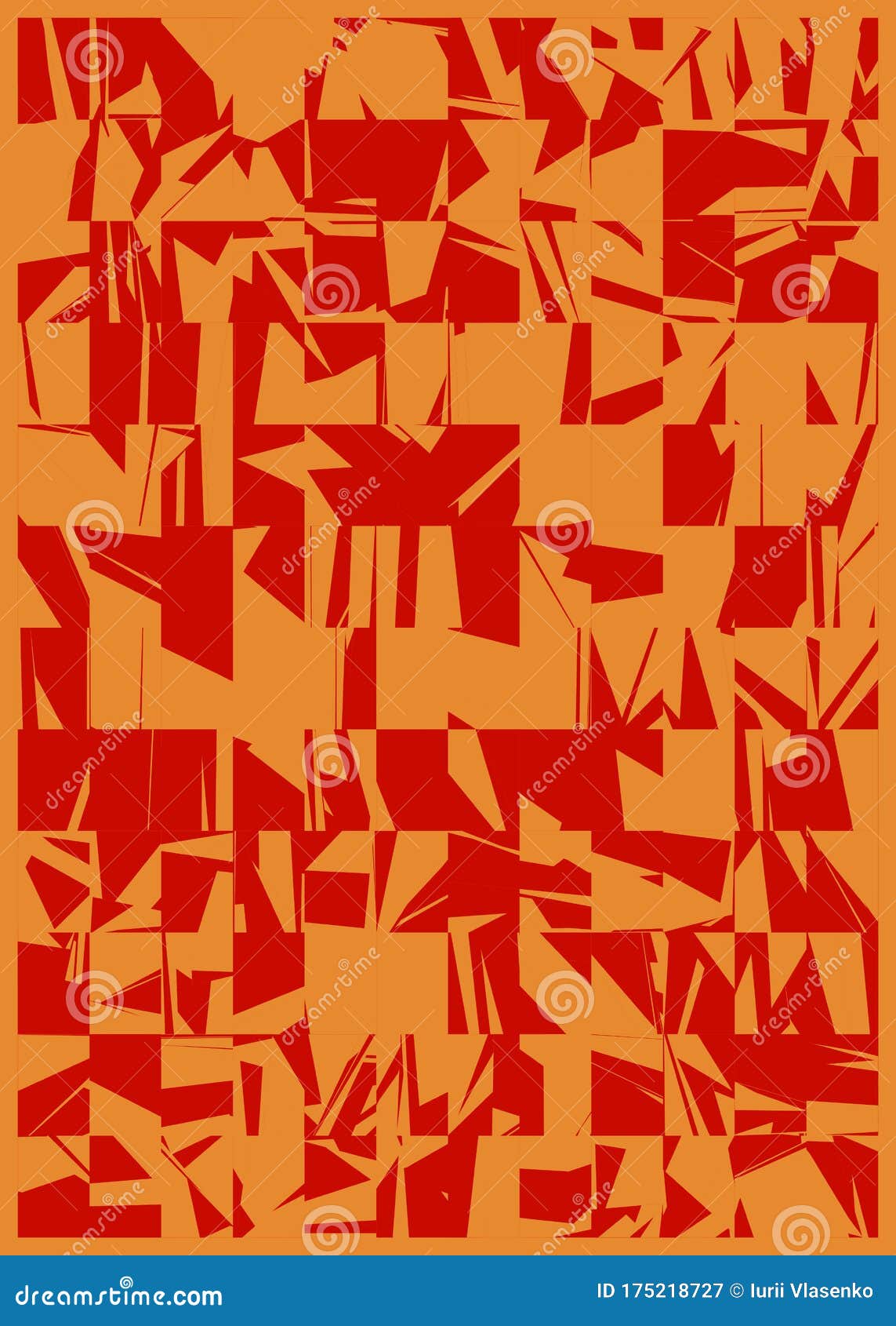 Abstract Random Color Polygones Generative Art Background Illustration ...