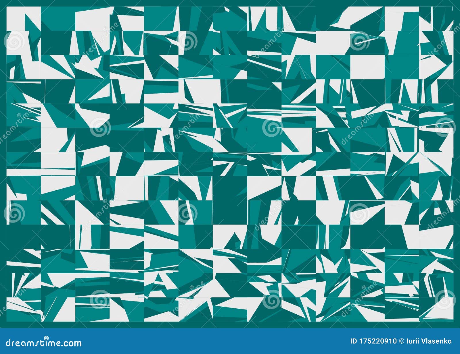 Abstract Random Color Polygones Generative Art Background Illustration ...