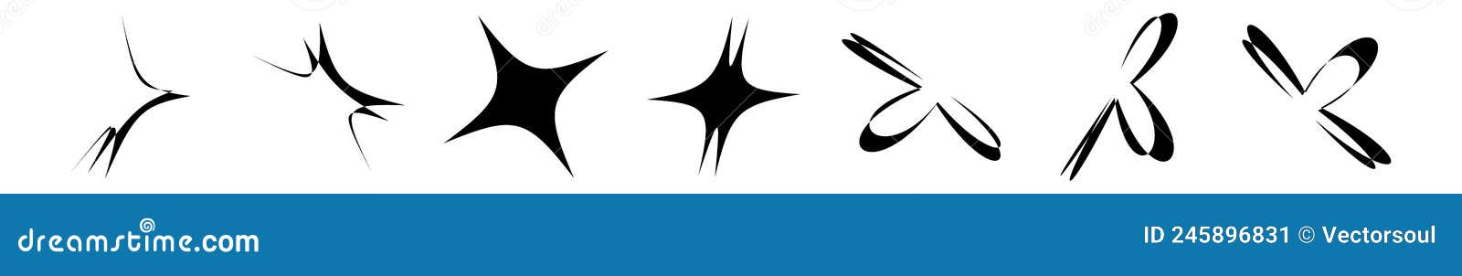 Abstract Random Geometric Shape. Non Figural, Non Figurative Artistic ...